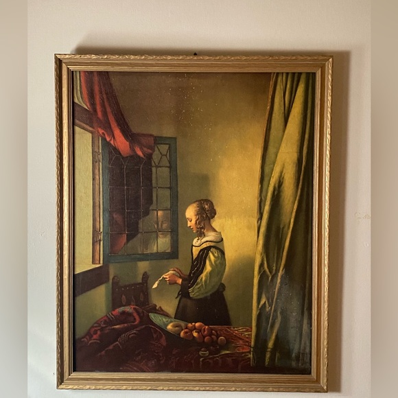 Johannes Vermeer | Art | Vermeer Girl Reading Letter At Open Window ...